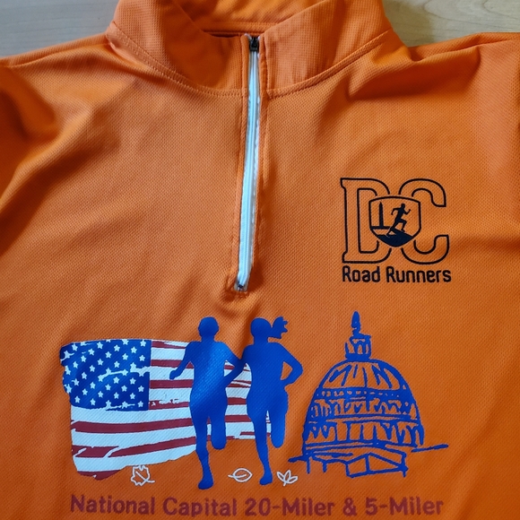 Windshirts | Tops | Womans Dc Road Runners Orange Pullover Size Small ...